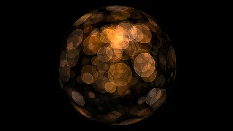 Animated circles turning around in with ... | Stock Video | Pond5