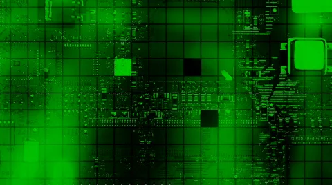 Animated Circuit Board Background LOOP | Stock Video | Pond5