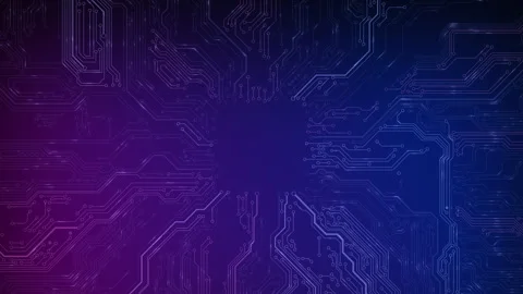 Animated circuit board. Digital technolo... | Stock Video | Pond5