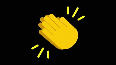Animated Clapping Emoji Celebration Emot... | Stock Video | Pond5