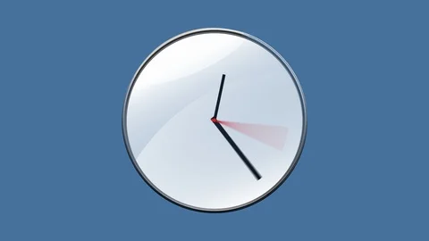 Animated Clock Face Stock Video Footage | Royalty Free Animated Clock ...