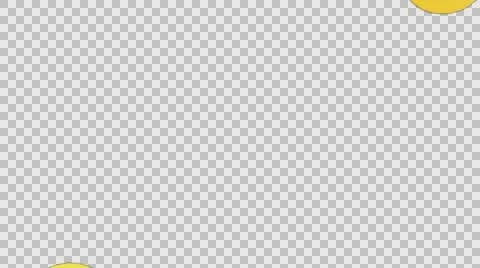 Animated colliding two yellow paint drop... | Stock Video | Pond5