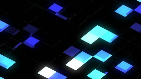 Animated Colorful Block Background | Stock Video | Pond5