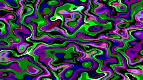 Animated colorful rainbow color paint, i... | Stock Video | Pond5