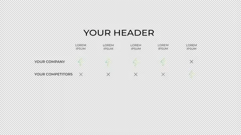 Versus Infographic Stock Video Footage | Royalty Free Versus ...