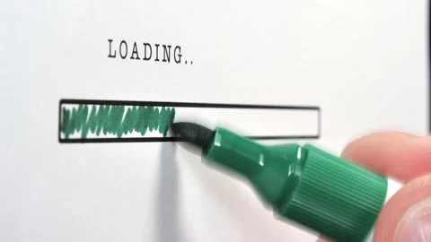 An animated concept idea of the progress... | Stock Video | Pond5