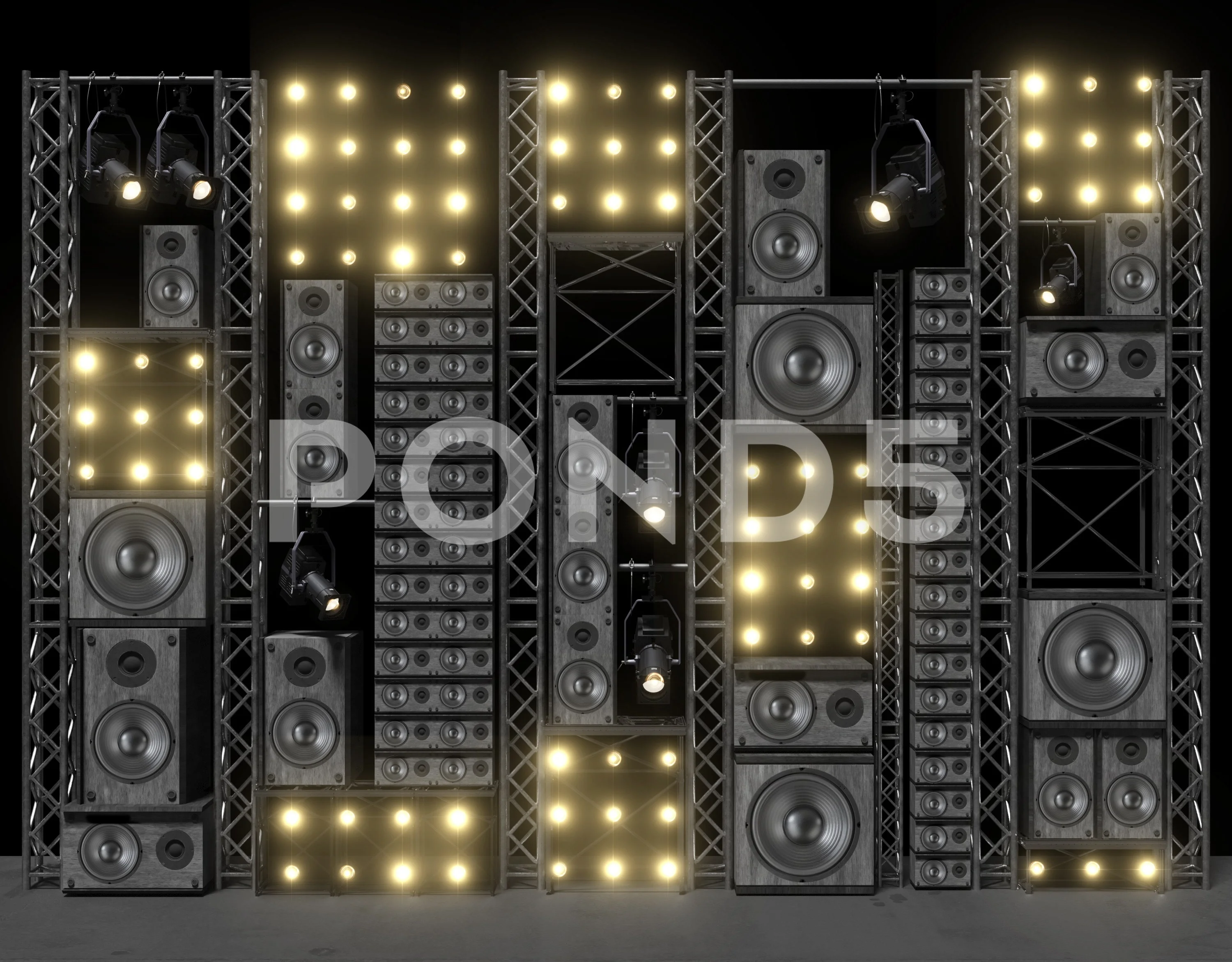 Concert Speakers Background
