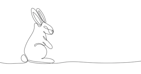 Drawings Drawings Drawings Animated Rabbit Stock Footage ~ Royalty Free ...