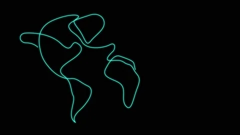 Animated continuous one line drawing of ... | Stock Video | Pond5