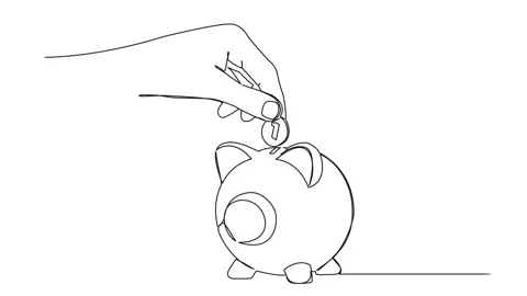 animated continuous single line drawing ... | Stock Video | Pond5