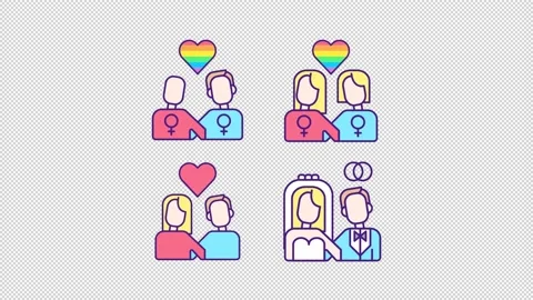 Intimacy Icon Stock Footage ~ Royalty Free Stock Videos | Pond5