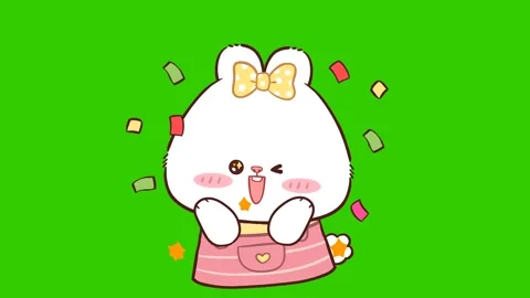 Animated Cute Polar Bear Clapping Congra... | Stock Video | Pond5