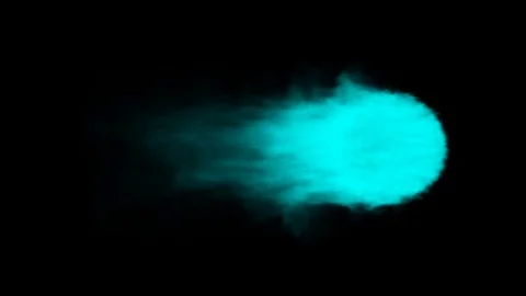 Animated cyan flame, torch against trans... | Stock Video | Pond5