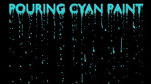 Dripping Paint Alpha Stock Video Footage | Royalty Free Dripping Paint ...