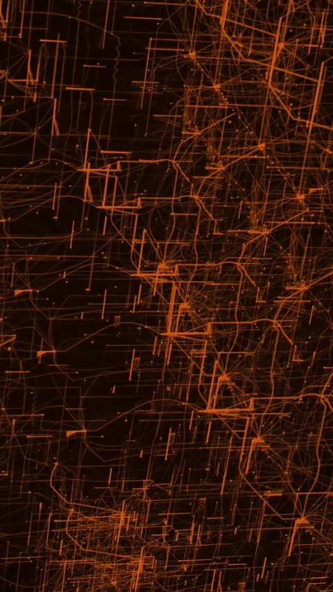 Animated cyber grid background with neon... | Stock Video | Pond5