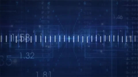 Animated data chart opening with white b... | Stock Video | Pond5