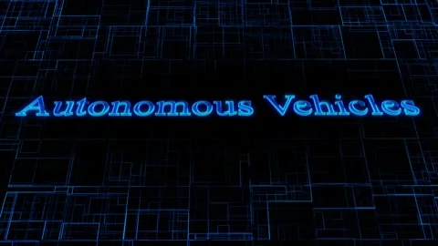 Animated digital concept art of autonomo... | Stock Video | Pond5