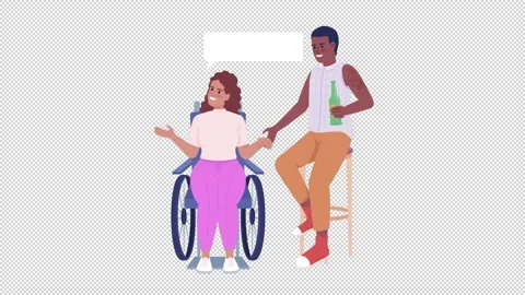 Disabled Characters Stock Video Footage | Royalty Free Disabled ...