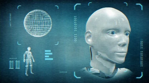 Animated distorted monitor screen with r... | Stock Video | Pond5