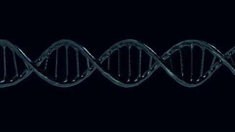 Animated DNA chain model. 3D rendering | Stock Video | Pond5