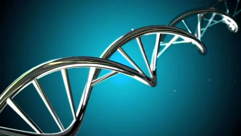 Animated dna chains | Stock Video | Pond5