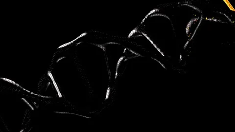 Animated DNA destroy rebuilding molecula... | Stock Video | Pond5