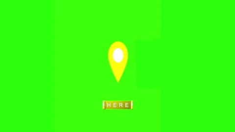 Animated dot to indicate location on map... | Stock Video | Pond5