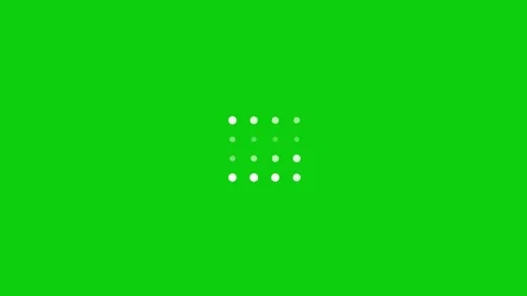 Animated Dots Greenscreen Geometrical sh... | Stock Video | Pond5