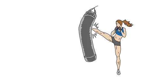 Fight Drawings Drawings Animated Stock Footage ~ Royalty Free Stock ...