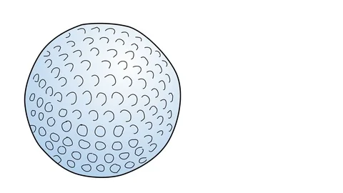 Golf Line Drawing Stock Footage ~ Royalty Free Stock Videos | Pond5