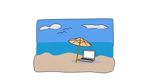 Animated drawing of piles stacks of one ... | Stock Video | Pond5