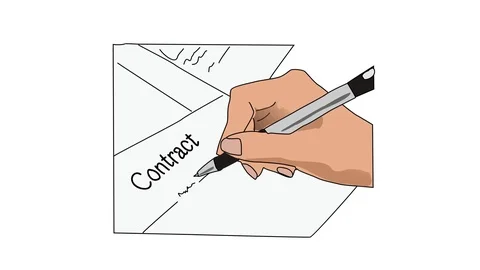 Contract Drawing Stock Video Footage | Royalty Free Contract Drawing ...