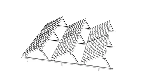 Solar Panels Drawing Stock Footage ~ Royalty Free Stock Videos | Pond5