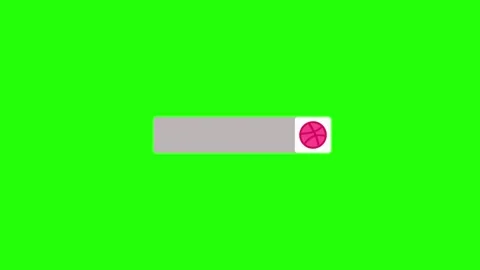 Animated dribbble Logo And Name With A S... | Stock Video | Pond5