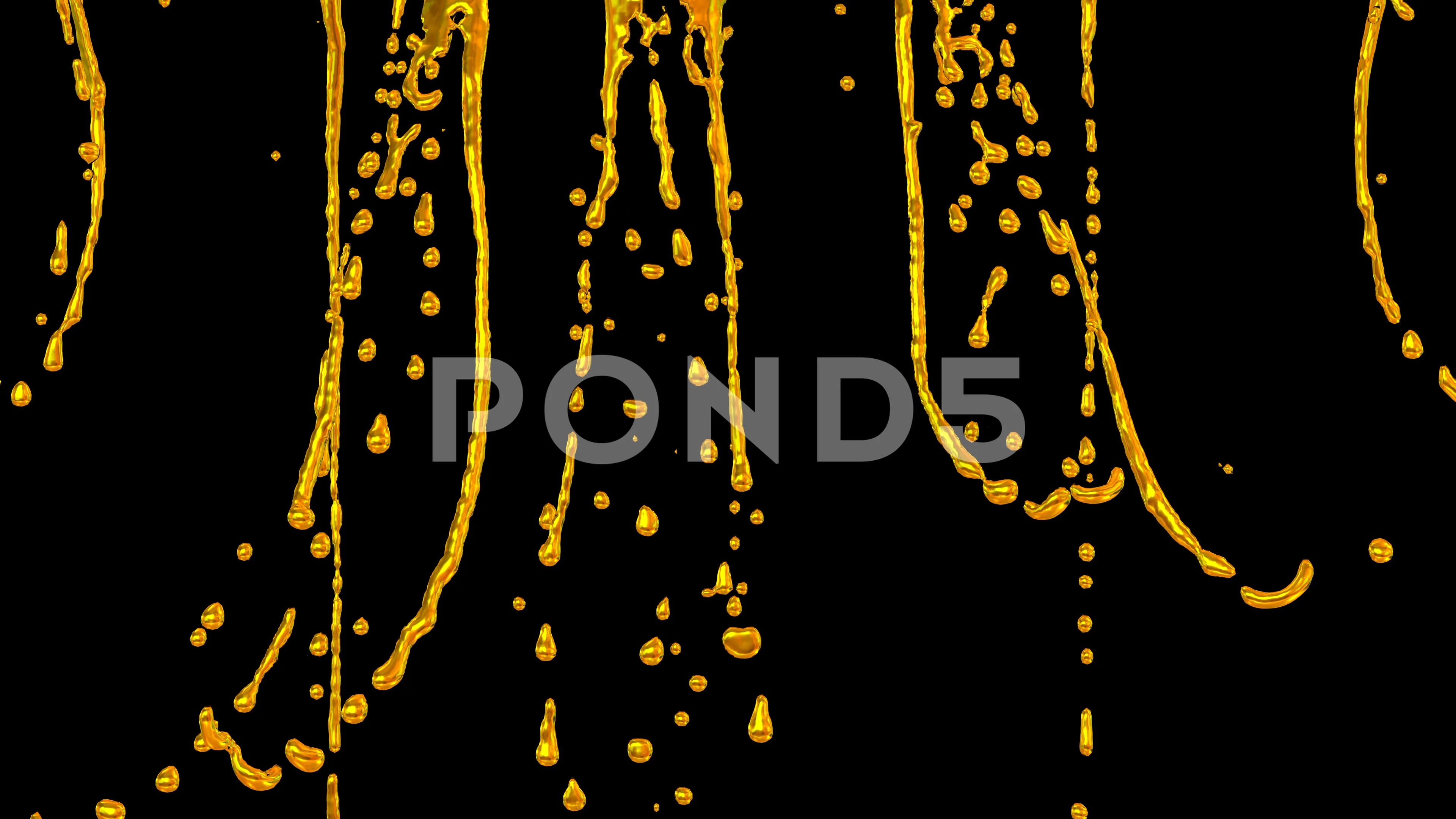 Dripping Gold Background