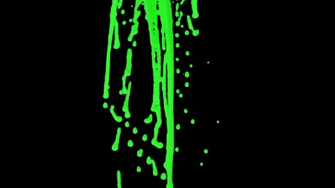 Animated dripping green paint against tr... | Stock Video | Pond5