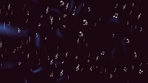 Animated dynamic background with music n... | Stock Video | Pond5