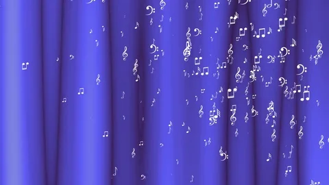 Animated dynamic background with music n... | Stock Video | Pond5
