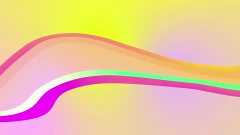 Animated dynamic wavy line colorful grad... | Stock Video | Pond5