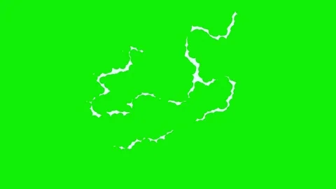 Animated Electric Effects Green Screen V... | Stock Video | Pond5