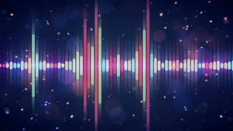 Animated equalizer display | Stock Video | Pond5