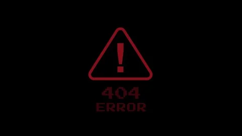 An animated error warning popup mimickin... | Stock Video | Pond5