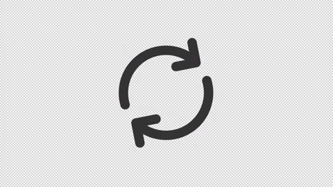 Animated Syncing Icon Stock Video Footage | Royalty Free Animated ...