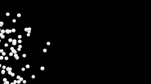 Animated exploding and flying from left ... | Stock Video | Pond5