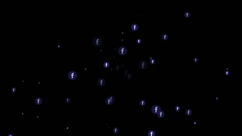 Animated Facebook logo explosion | Stock Video | Pond5