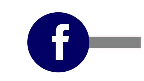 Animated Facebook Logo Isolated On White... | Stock Video | Pond5