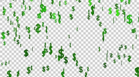 Falling Dollar Signs Stock Video Footage | Royalty Free Falling Dollar ...