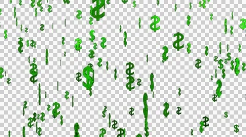 Animated falling and spinning green doll... | Stock Video | Pond5