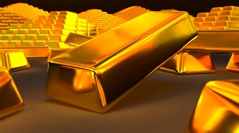 Gold Bar Falling Stock Video Footage | Royalty Free Gold Bar Falling ...
