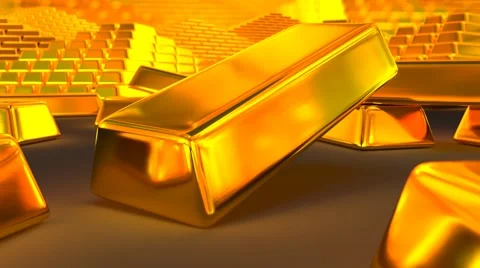 Gold Bar Falling Stock Video Footage | Royalty Free Gold Bar Falling ...